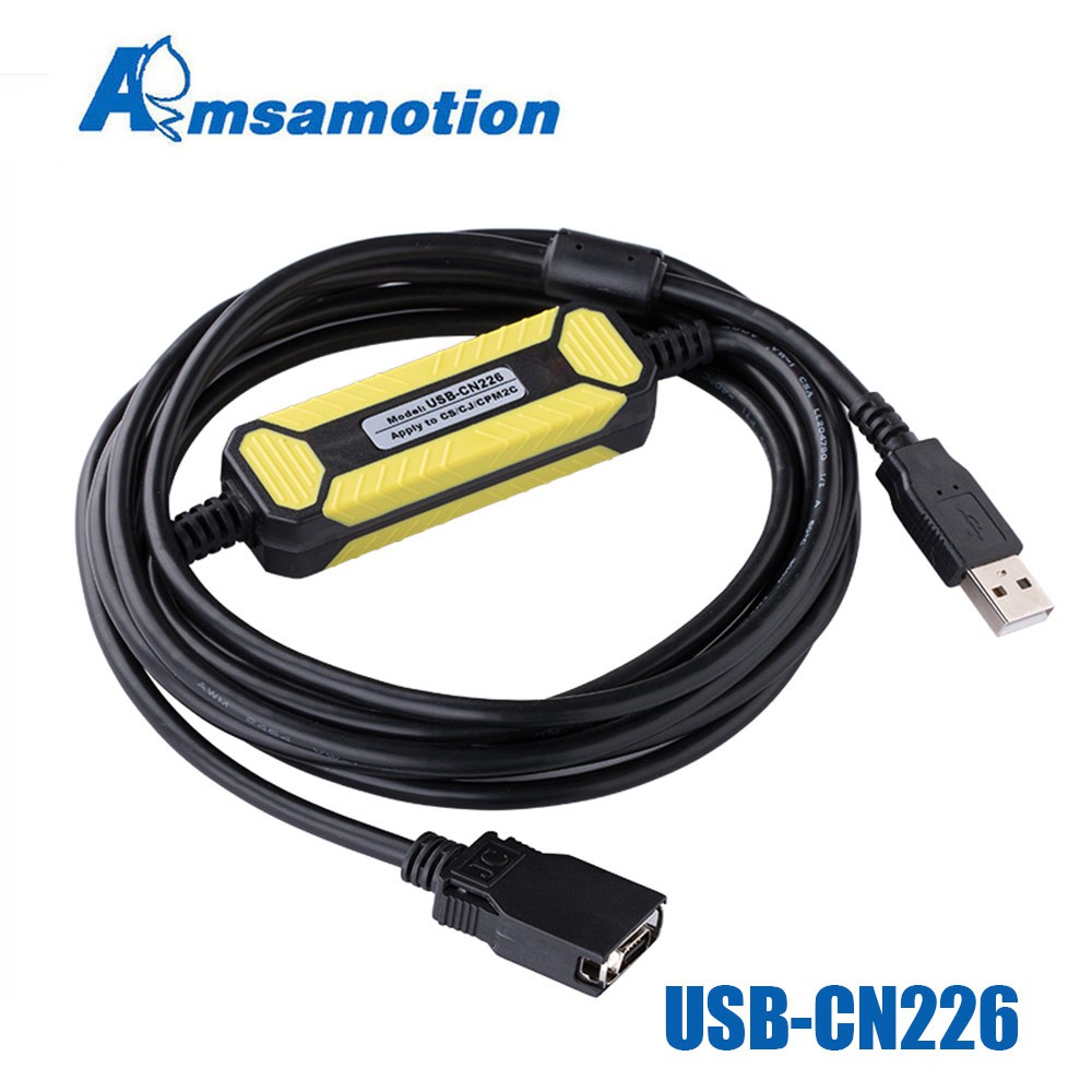 CS1W-CN226 Serials Cable Suitable Omron CS CJ CQM1H CPM2C Series PLC Programming Cable RS232 ...