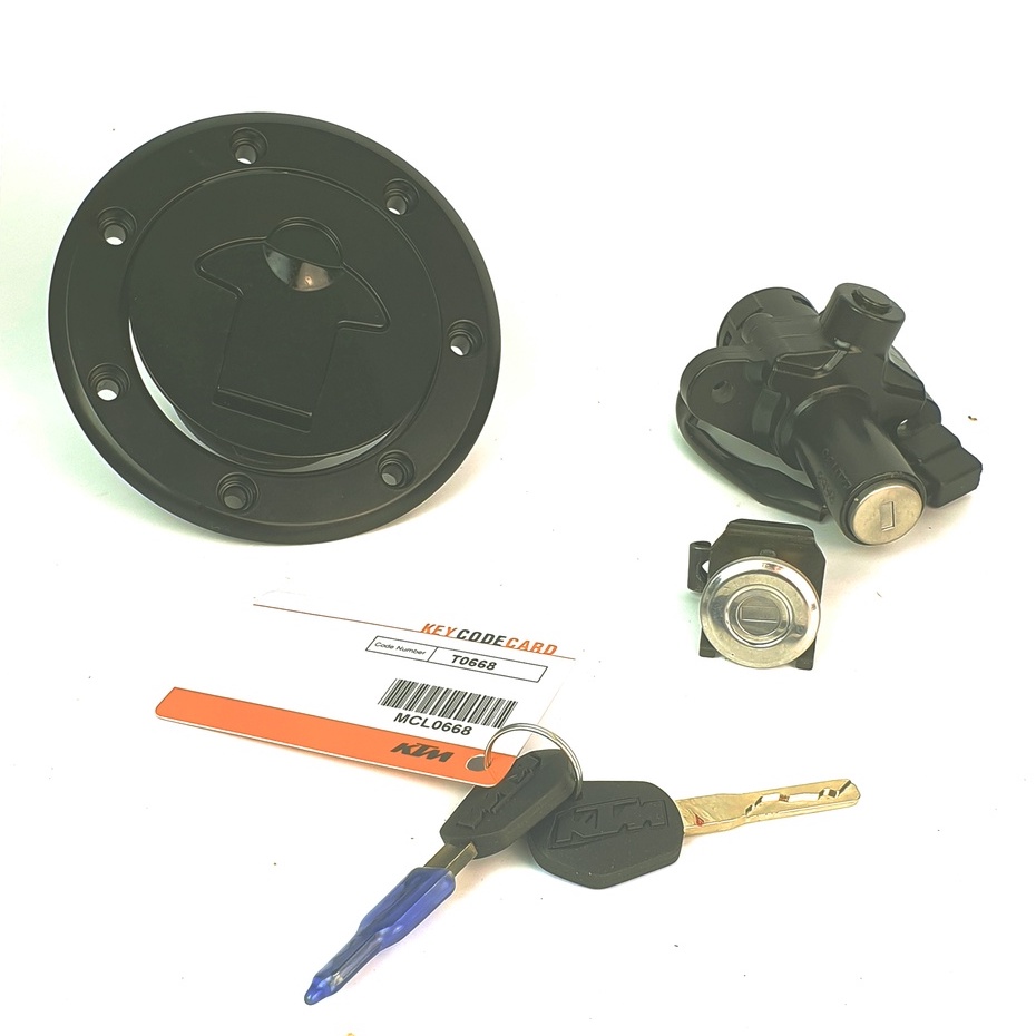 KTM LOCK SET ORIGINAL DUKE 250 390 | Shopee Malaysia