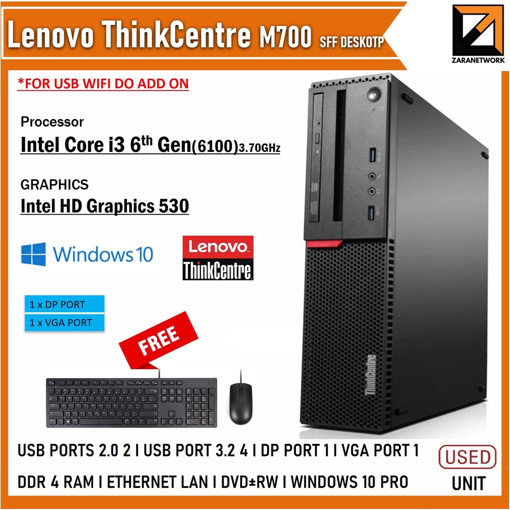 Lenovo ThinkCentre SFF Desktop M91P /M92p Mini / M715q Tiny / M92P ...