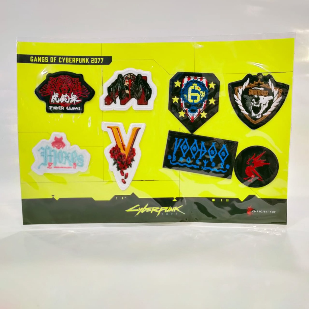 Cyberpunk 2077 / Gang of Cyberpunk 2077 Embroidery Badges (1 set 8pcs ...