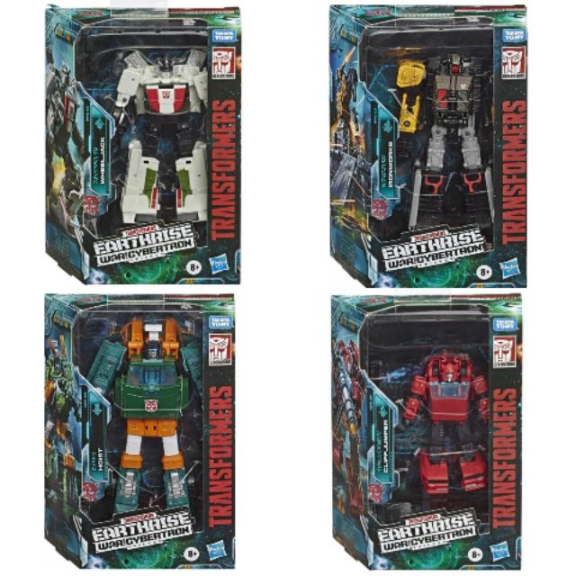 Transformers Earthrise WFC Cliffjumper Ironworks Wheeljack Hoist ...