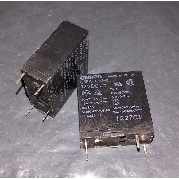 (RB63) (RD1004) OMRON G5PA-1-M-E 9V/12VDC RELAY 4PIN OMRON G5PA-1-M-E ...