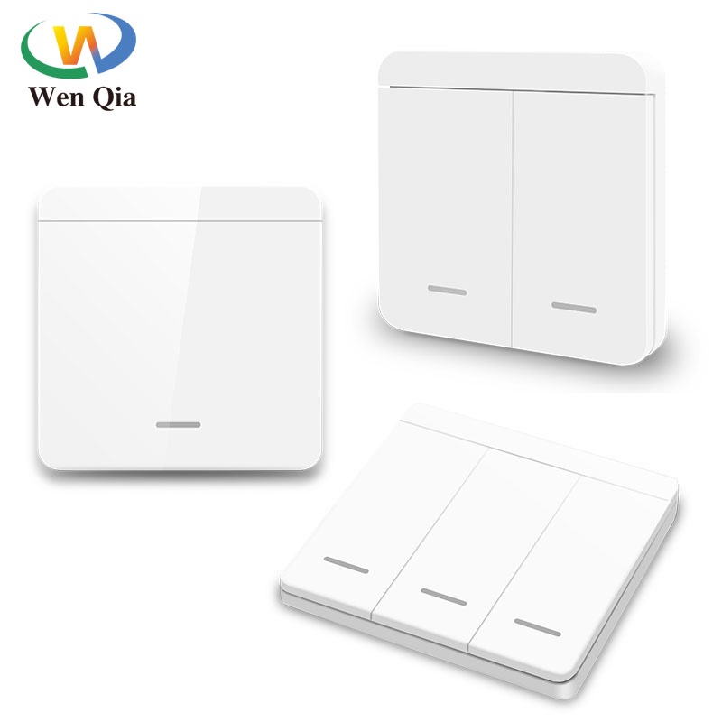 433mhz RF Wireless Switch 86 Size Wall Panel Remote Control Transmitter ...