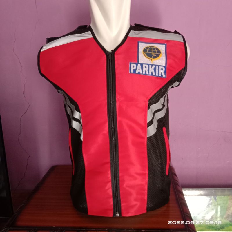 MERAH Red Parking Officer Vest | Shopee Malaysia