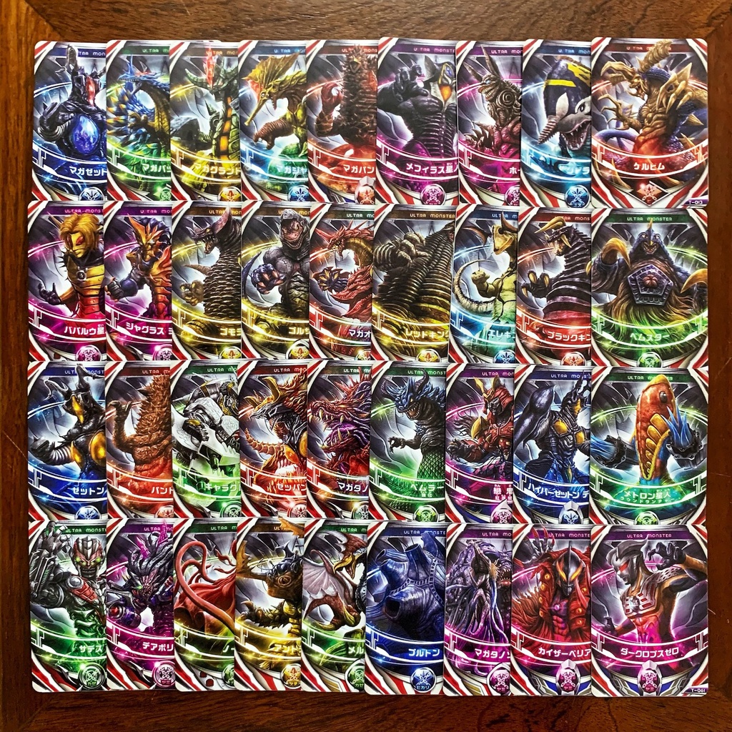 [REAL Photos] Complete set of 36 Ultraman Cards Orb: Fusion - Ultra ...