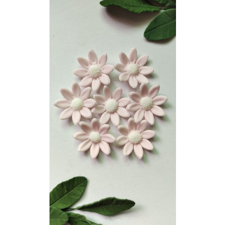 Edible Gumpaste Sugarflower Daisy M / Cupcake Topper / Cake Topper ...
