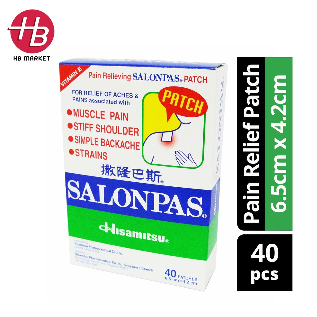 Hisamitsu Salonpas - 40 Patches EXP03/2027 | Shopee Malaysia