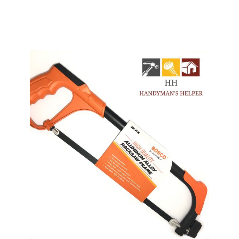 300MM ALUMINUM ALLOY HACKSAW FRAME GERGAJI BESI GERAJI PAIP HACK SAW ...