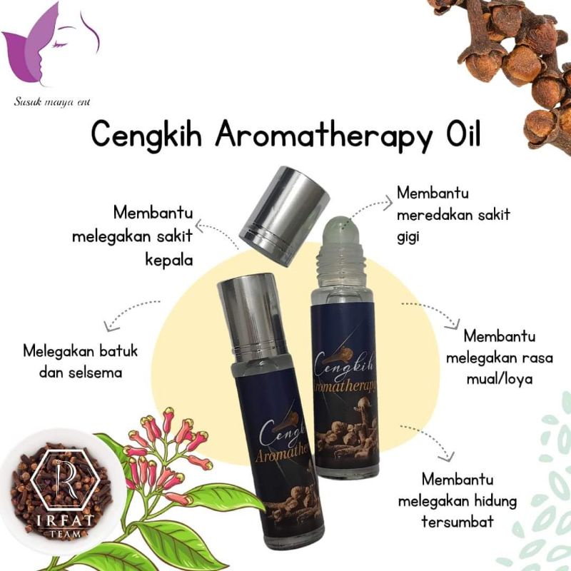 Cengkih Aromatherapy Oil | Cengkih Balm | Krim Cengkih | Inhaler ...