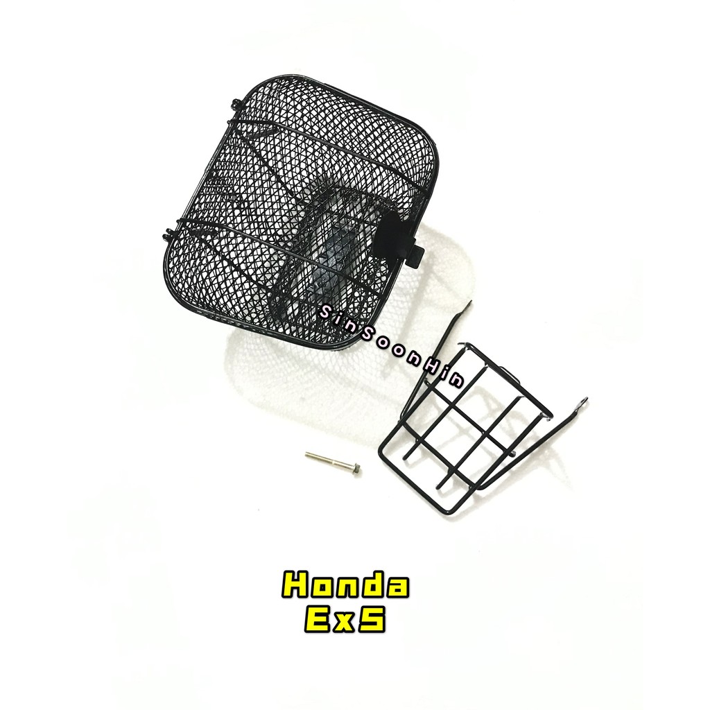 Honda Ex5 Front Basket With Bracket # ex5 bakul besi depan | Shopee Malaysia