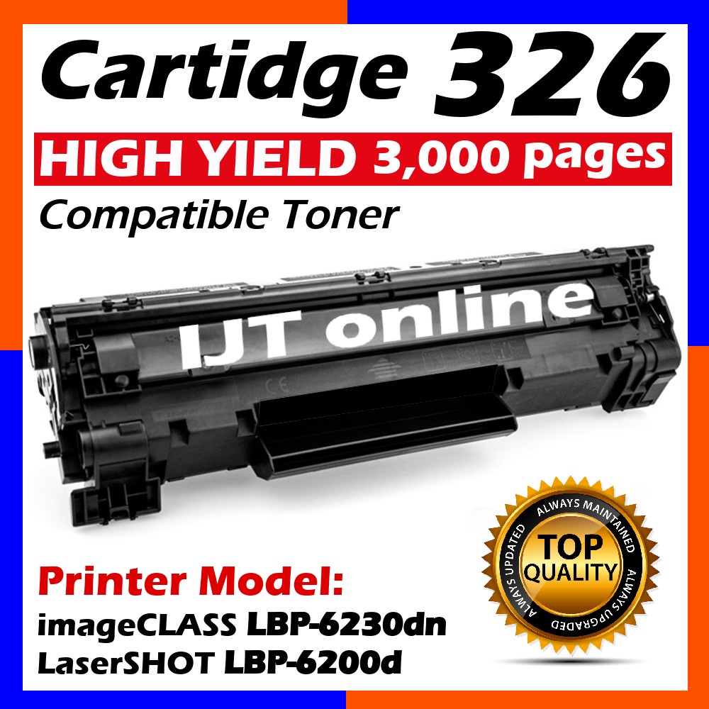 Compatible Canon Cartridge 326 LBP6200 LBP6200d LBP6230dn LBP 6200 ...