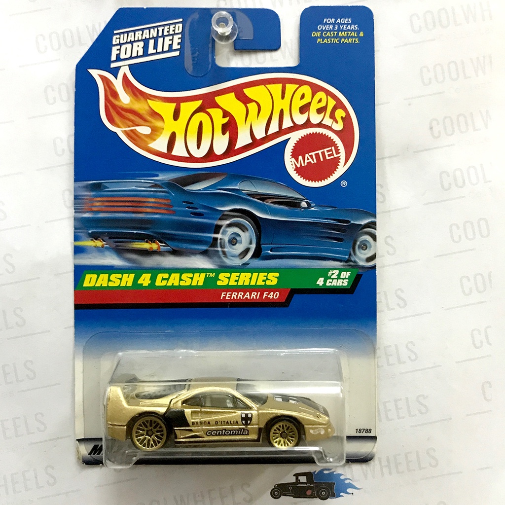 Hot Wheels 1998 Ferrari F40 - Gold | Shopee Malaysia