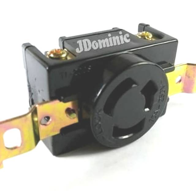 MESIN Three hole generator socket - 3 foot plug housing, pin rod ...