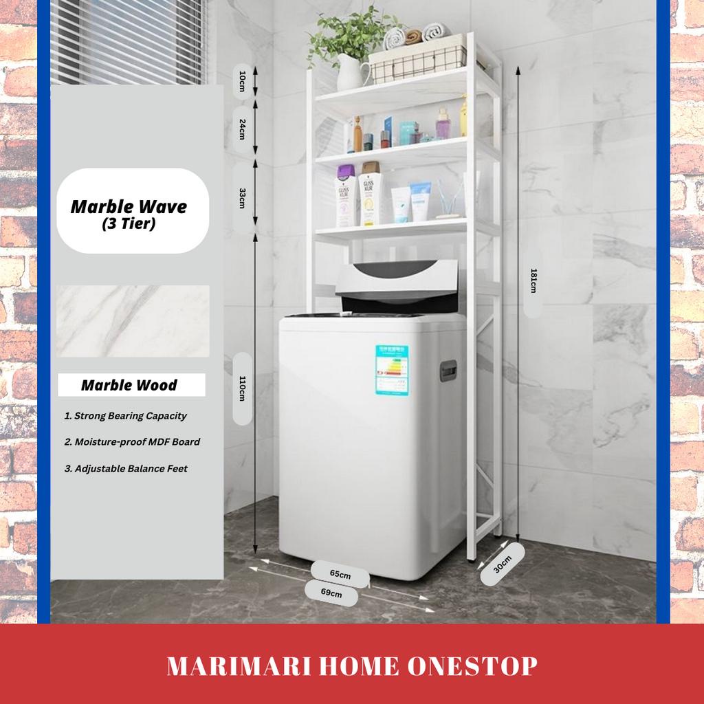 2 3 Tier Washing Machine Rack Cleaning Agent Laundry Organizer Bathroom ...