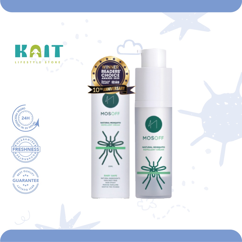 KINOPLUS+ MOSOFF Natural Mosquito Repellent Cream (30ml) | Shopee Malaysia