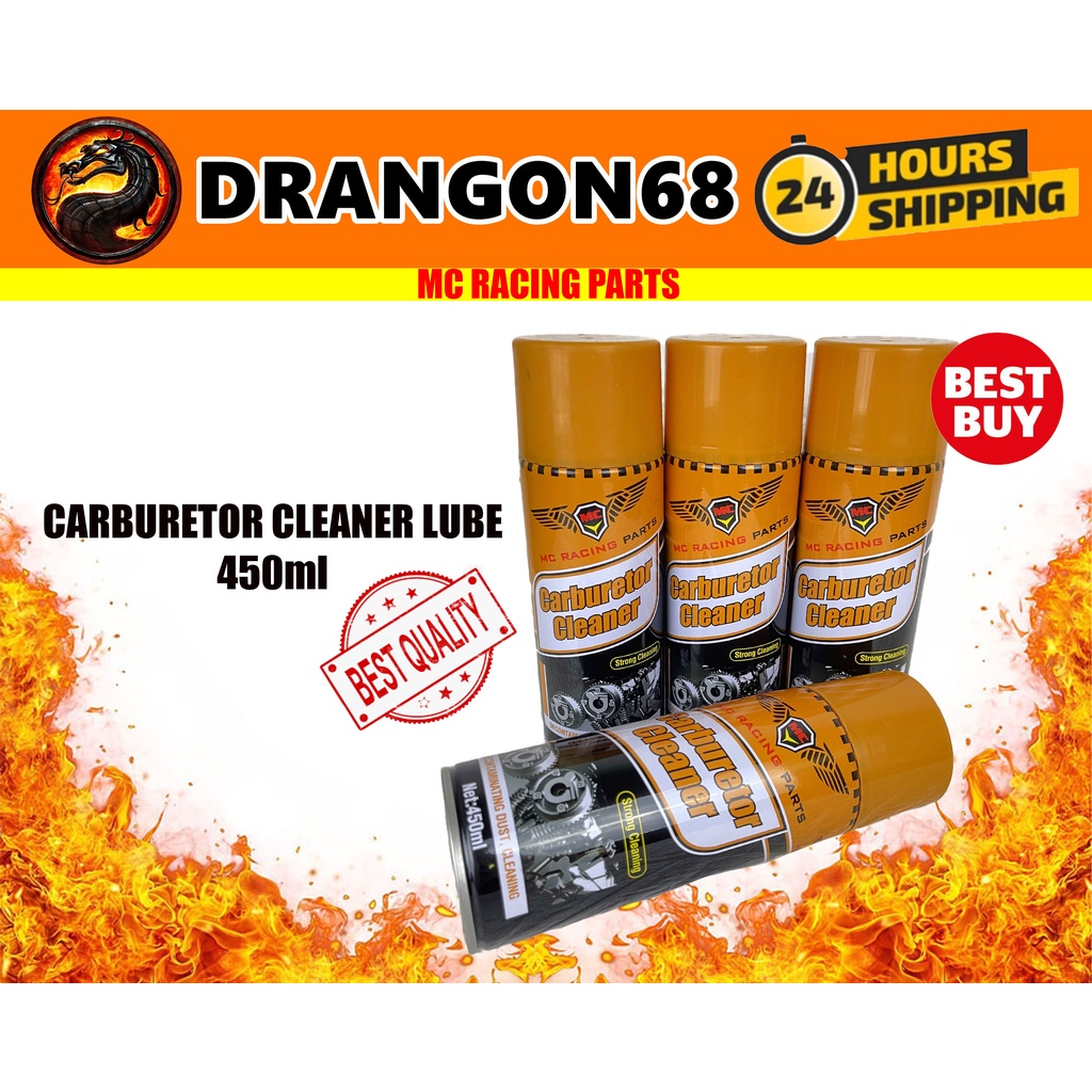 [ 450ML ] MC RACING CARBURETOR CLEANER Spray Degreaser Engine & Chain ...