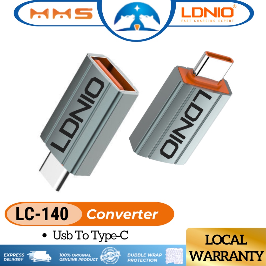 LDNIO LC140 Fast Transmission Type-C to USB Adapter Converter Type-C to ...