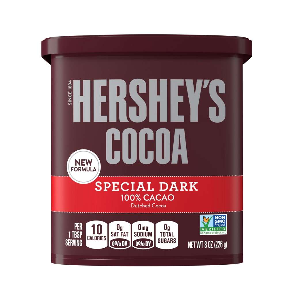 HALAL HERSHEY'S COCOA 100% CACAO NATURAL UNSWEETENED SPECIAL DARK COCOA ...