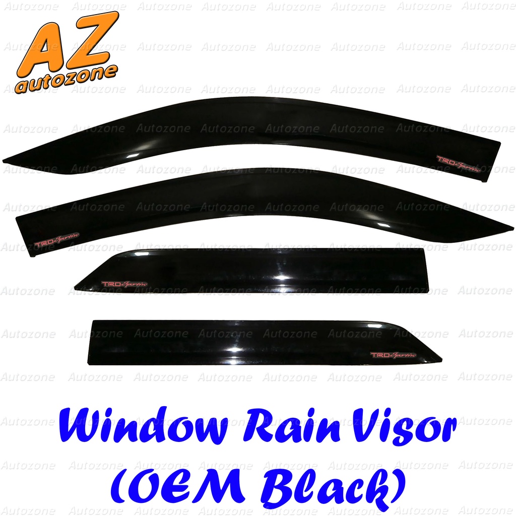 Toyota Fortuner 2016-2022 TRD SPORTIVO Rain Guard Window Visor (OEM ...