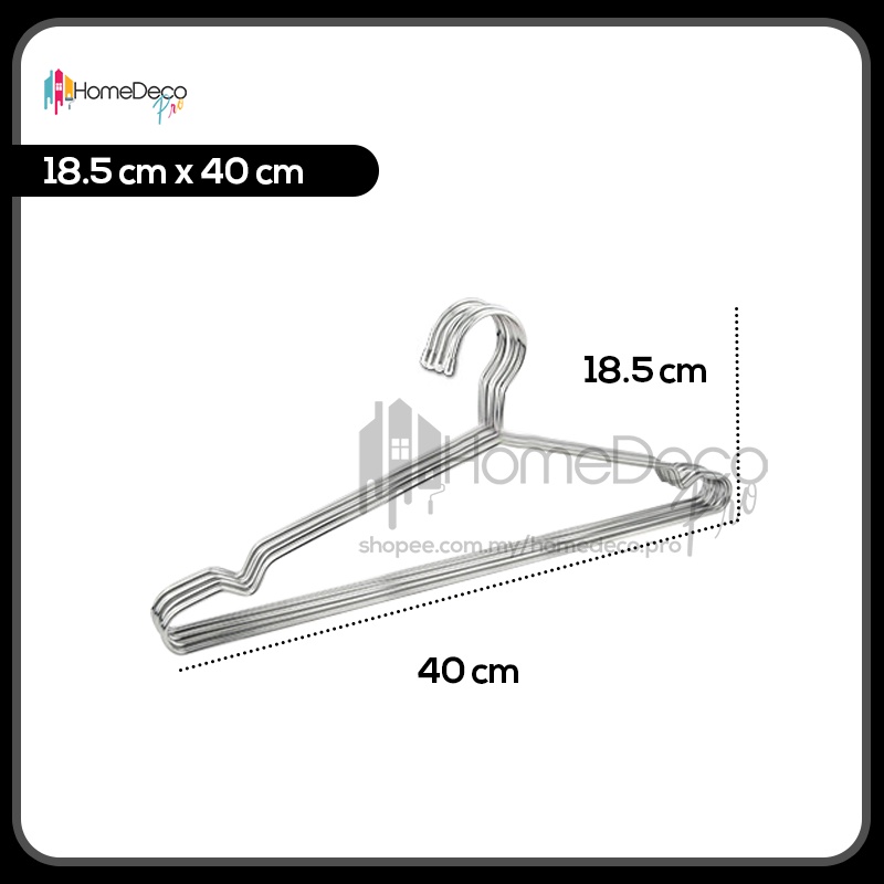 Heavy Duty Stainless Steel Cloth Hanger Clothes Hanger Drying Hanger ...