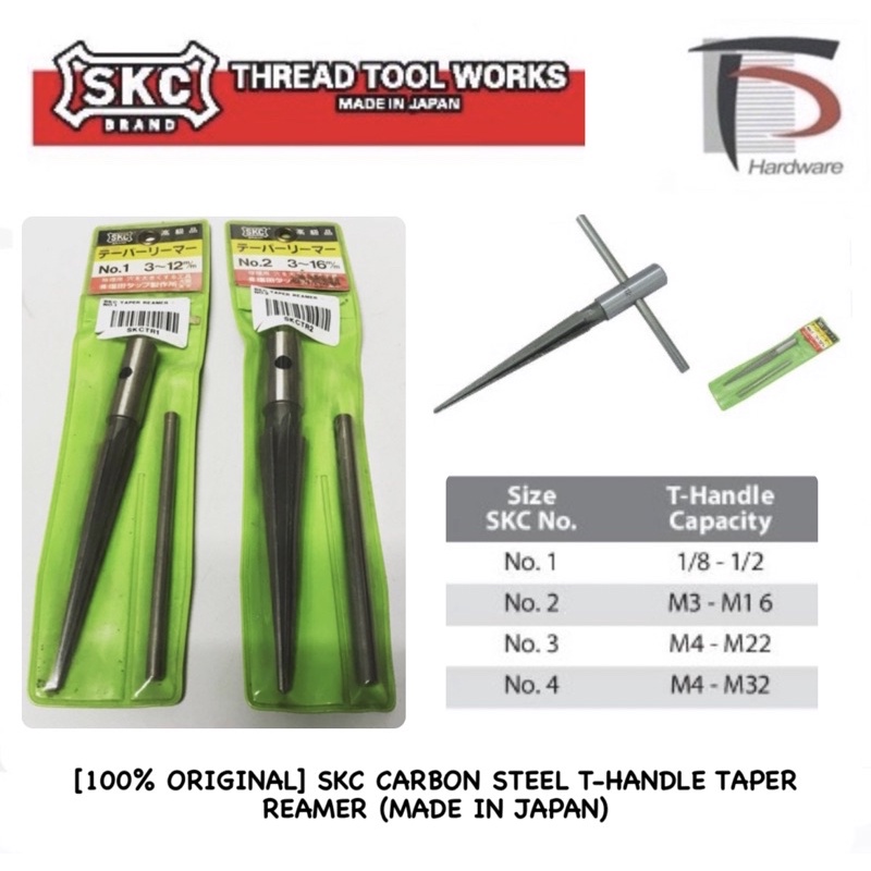 [100% ORIGINAL] SKC CARBON STEEL T-HANDLE TAPER REAMER NO.750 (MADE IN JAPAN) | Shopee Malaysia