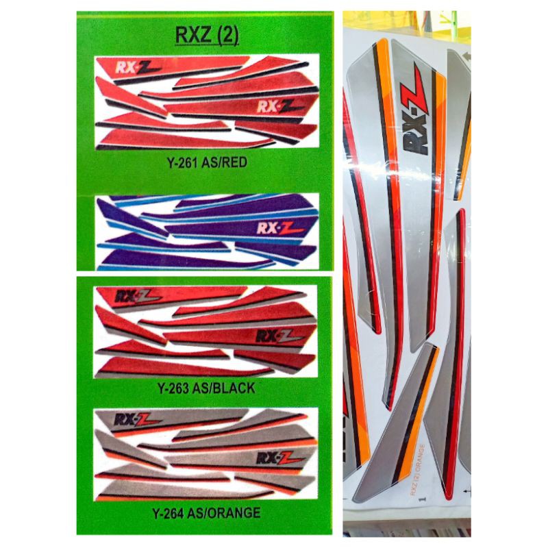 🔥CLEAR STOCK🔥BODY STICKER RXZ (2) | Shopee Malaysia