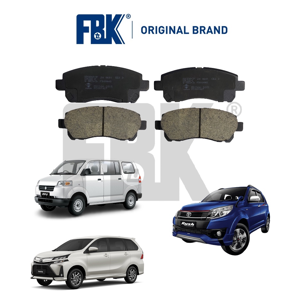FBK Disc Brake Pad Front - Toyota Avanza | Shopee Malaysia