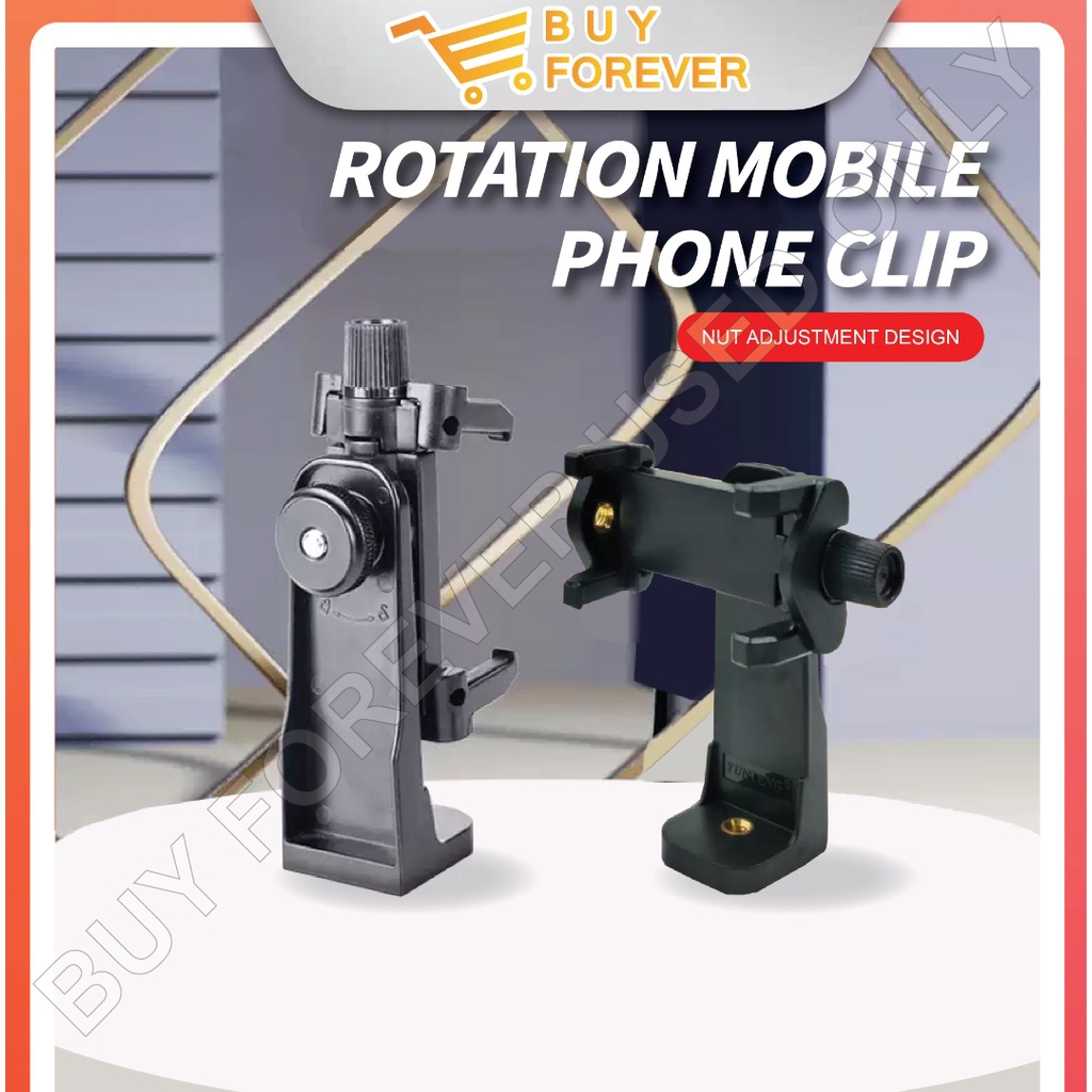 Yunteng YT5228 Phone Tripod Mount Adapter Bracket Phone Holder Clipper ...