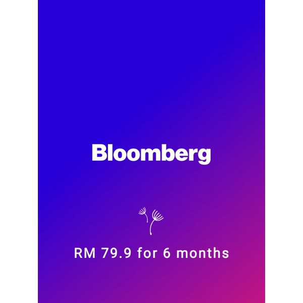 [iOS & Android] Bloomberg Digital Subscription for 1 mobile device n 1 ...