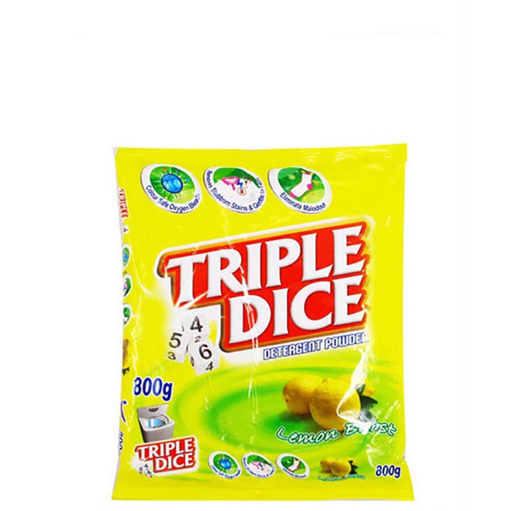 Triple Dice Detergent Powder - Lemon (750g) | Shopee Malaysia