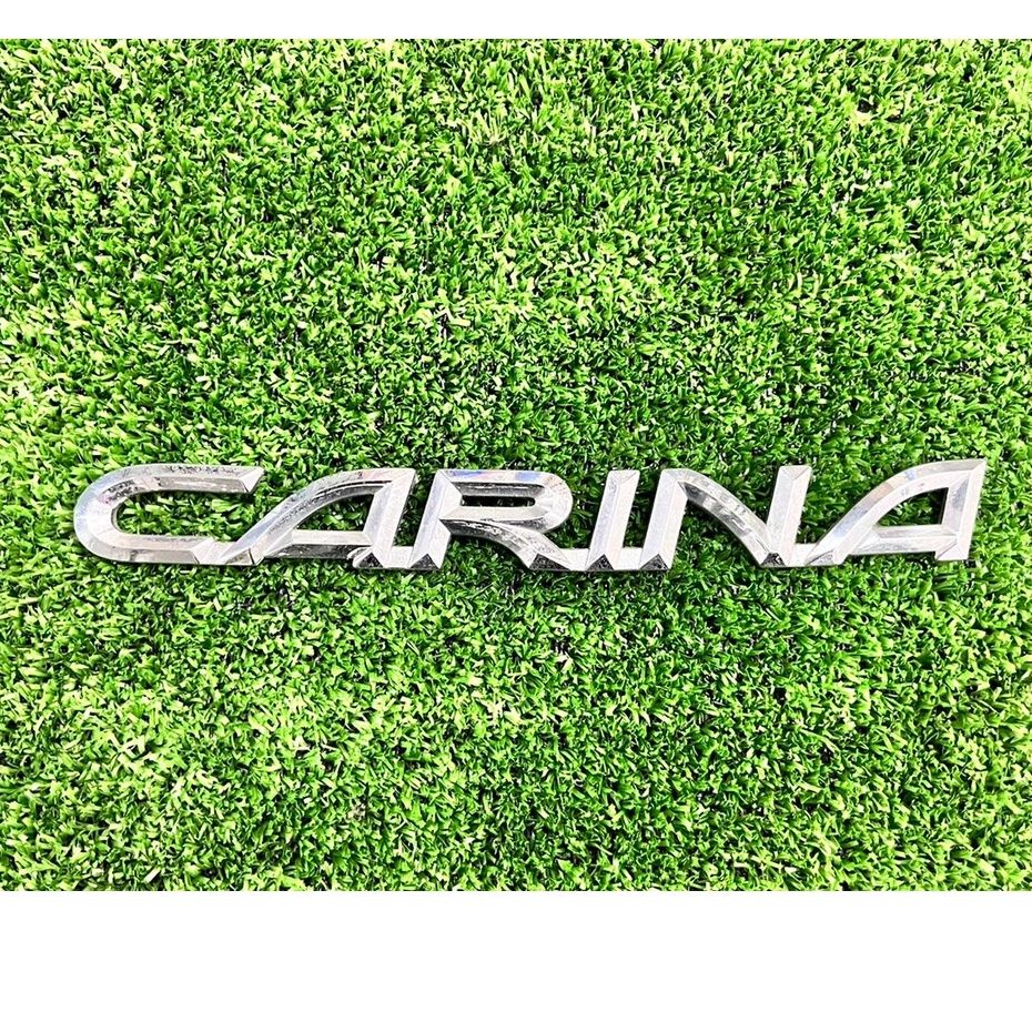Toyota Carina Emblem letter alphabet logo car lambang kereta ornament ...