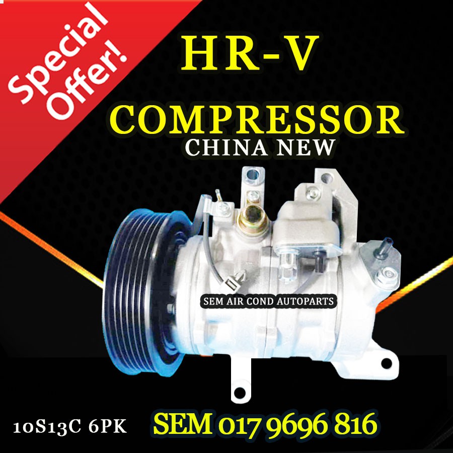 HONDA HR-V NEW MODEL 2014-2020 YEAR CHINA NEW 10S13C 6PK COMPRESSOR ...