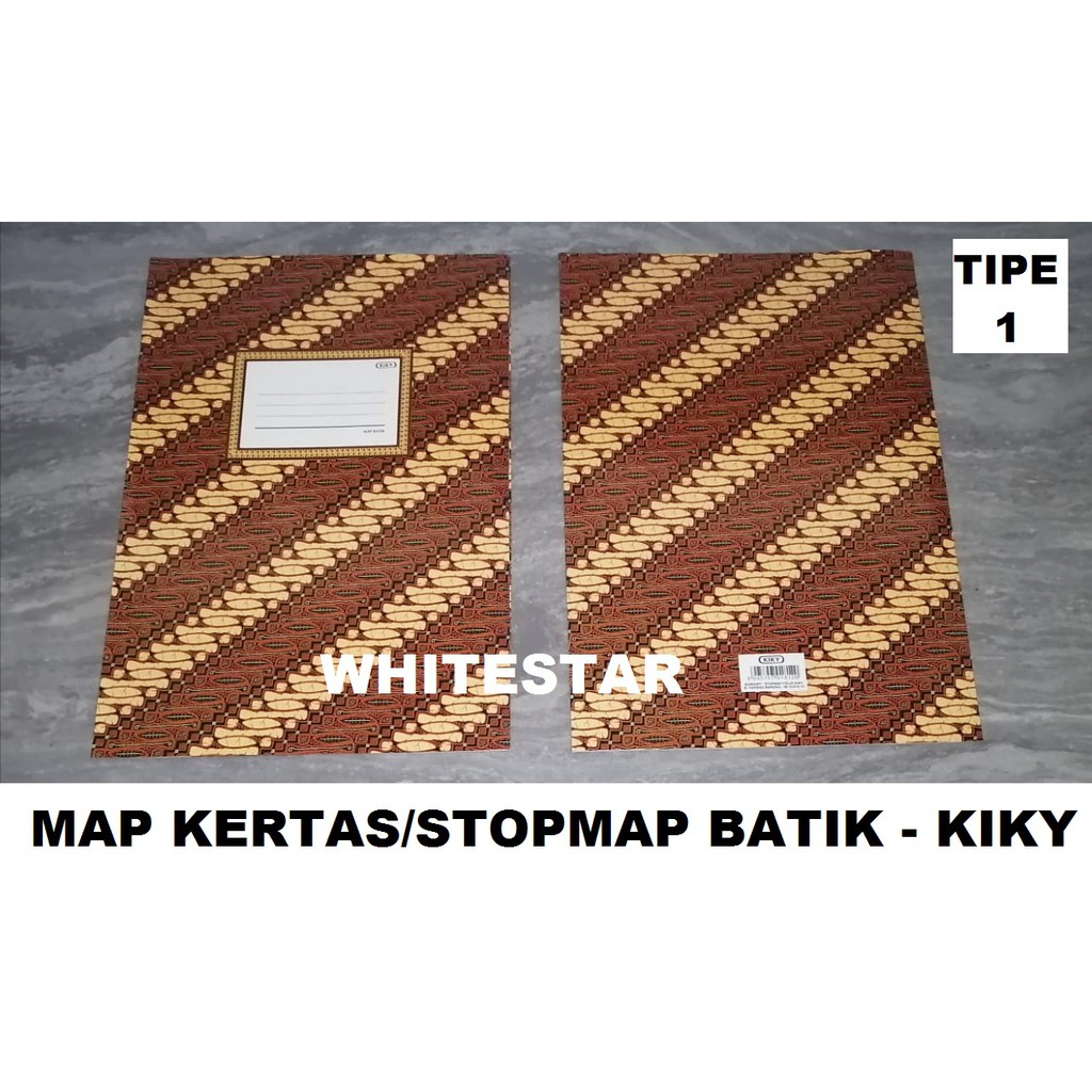 F4 size batik stop folder / stopmap paper folio folder - kiky | Shopee ...