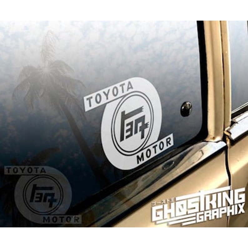 Toyota トヨタ Motor Decal Sticker • TEQ Japan import landcruiser corolla ...