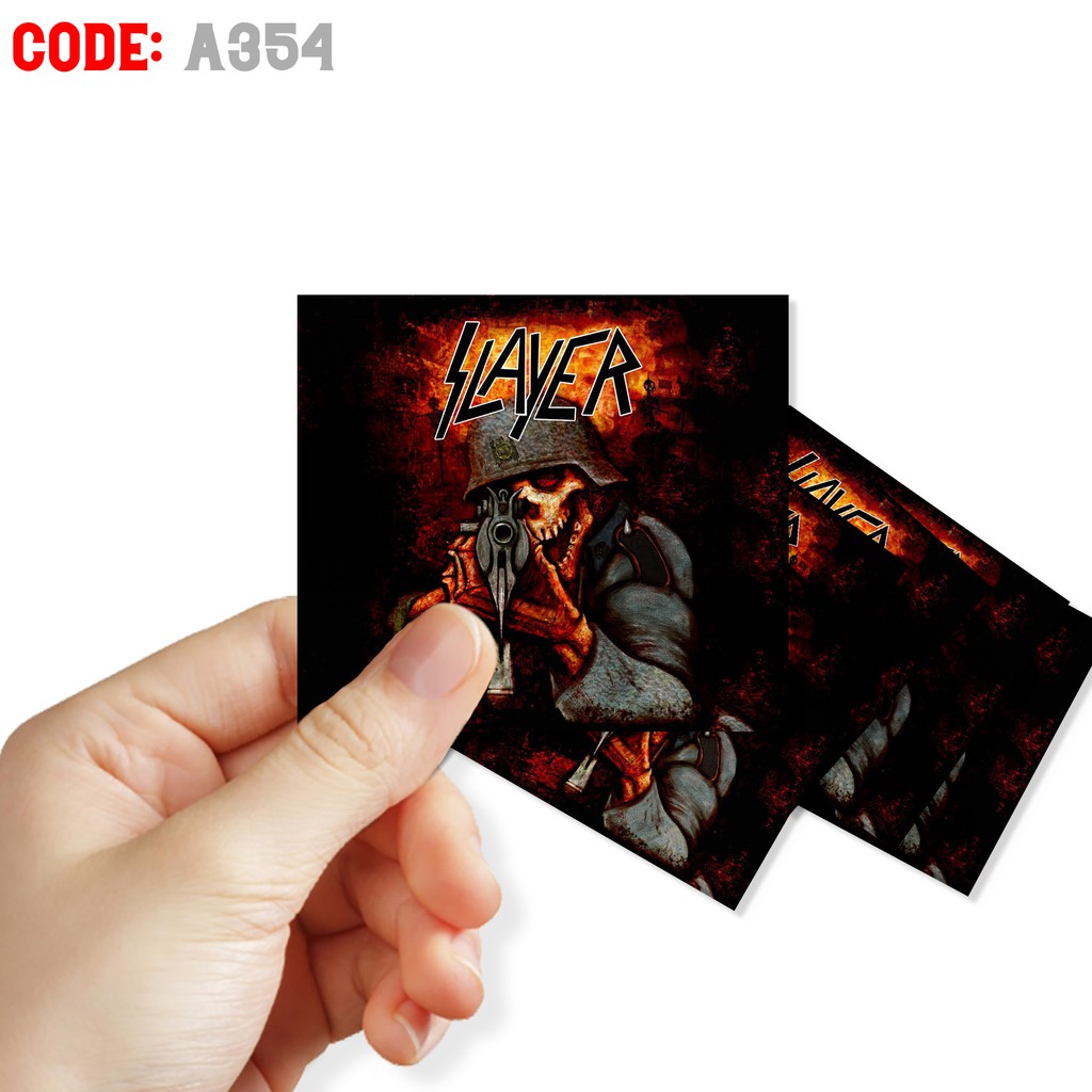 Sticker Band (18) Scorpions, Simple Plan, Skinhead, Slayer, Sleeping ...