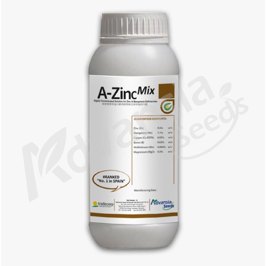 Advansia A-Zinc Mix - ( 1L ) 👍 💯 | Shopee Malaysia
