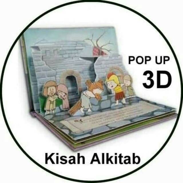 3d Pop Up Holy Bible Stories Book For Children | Shopee Malaysia