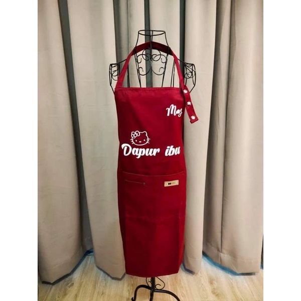 🔥Apron Viral|Apron Cetak Logo|Apron Letak Nama|Apron Kedai Makan🔥 ...