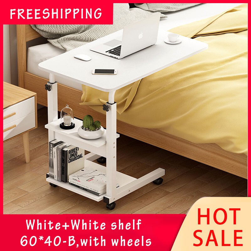 Home Office Portable Adjustable Bedside Laptop Computer Desk With ...