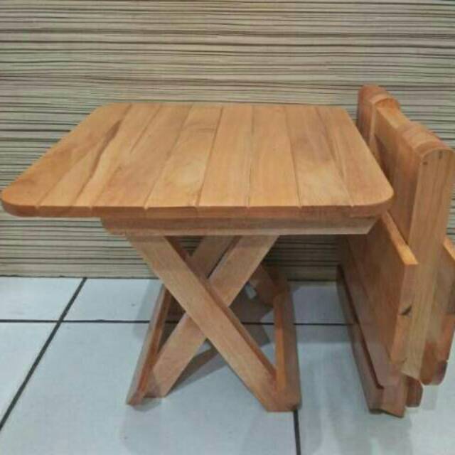 KAYU Multipurpose portable wooden folding table/small wooden folding ...