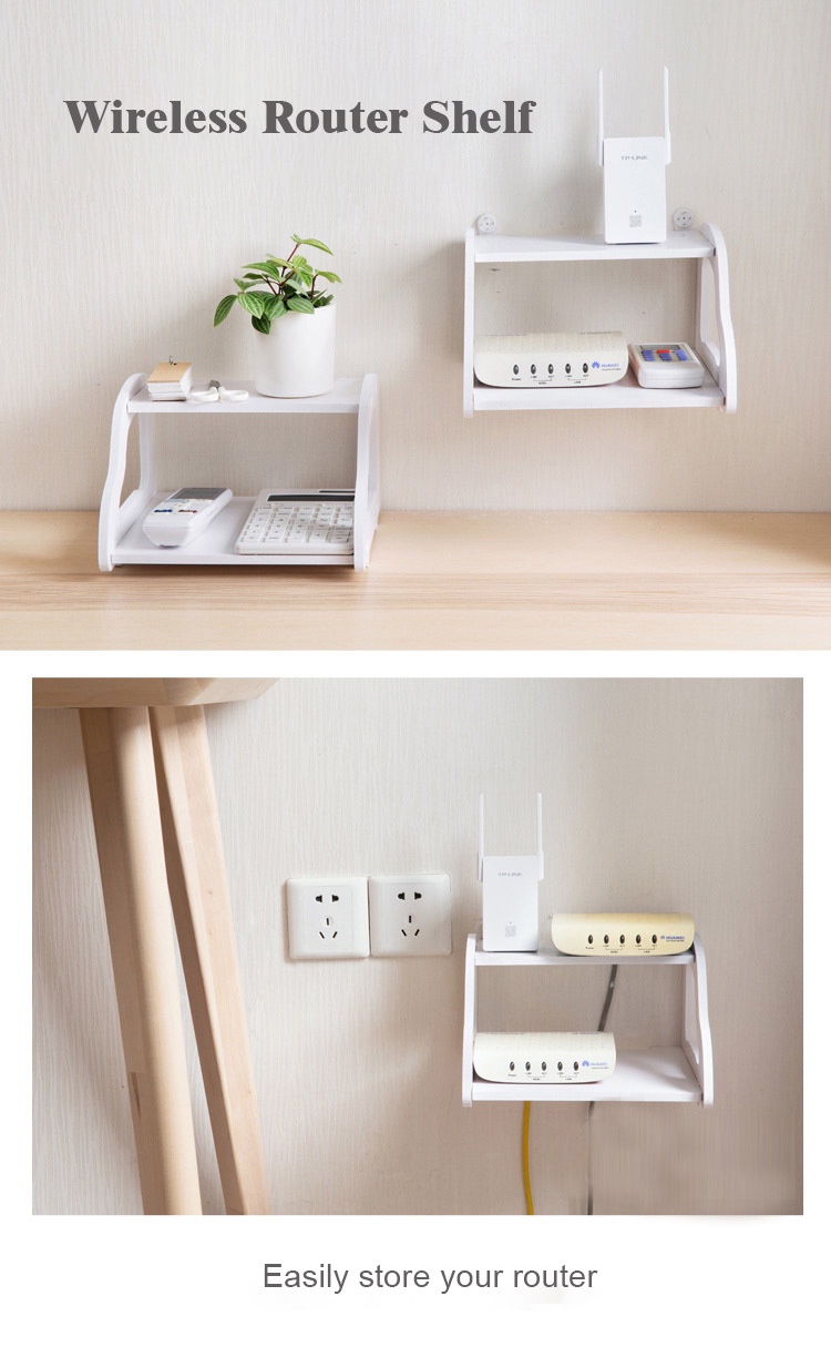 WIFI Rak / Rak Pasang Dinding Letak Modem WiFi Router Telephone TV-Box ...