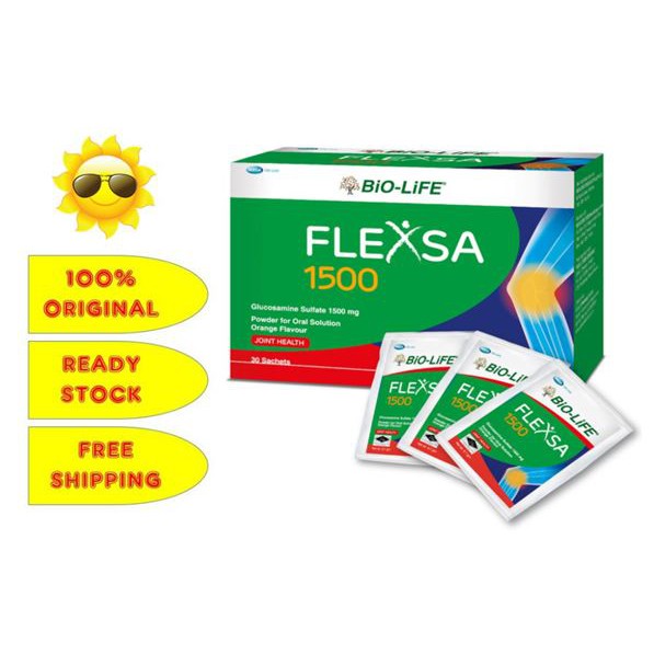 BIO-LIFE FLEXSA 1500MG GLUCOSAMINE 30'S [EXP 11/2025] | Shopee Malaysia