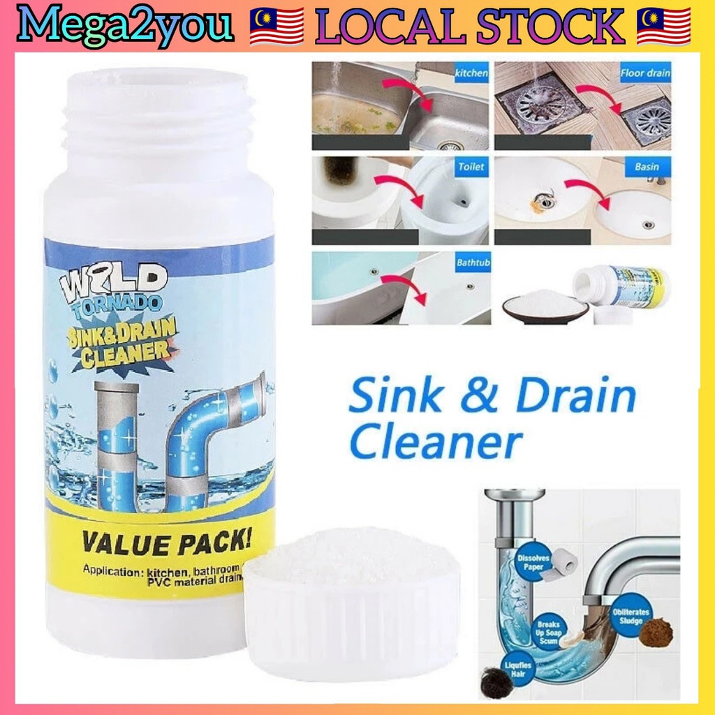 🔥QUALITY🔥 Wild Tornado Powerful Sink & Drain Cleaner Clog Remover ...