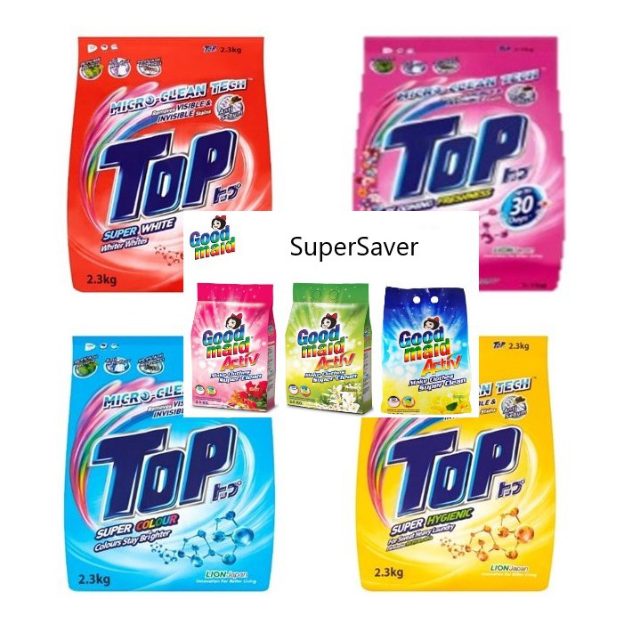 SAma day_delivery ; Top Washing Powder 2.1^3kg ; -ASSORTED CAMPUR ...