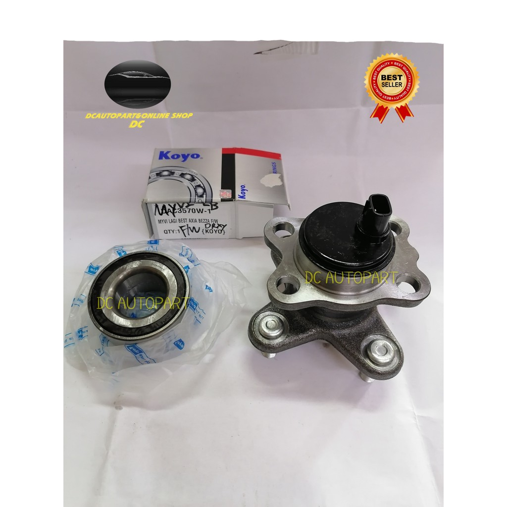 PERODUA MYVI LAGI BEST , BEZZA , AXIA FRONT WHEEL BEARING REAR HUB ...