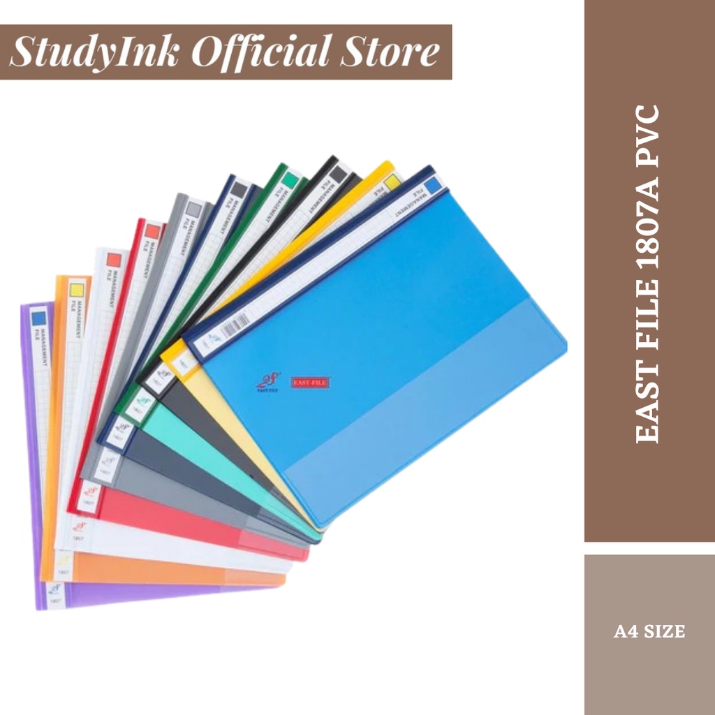 EAST FILE 1807A PVC MANAGEMENT FILE A4 SIZE | Shopee Malaysia
