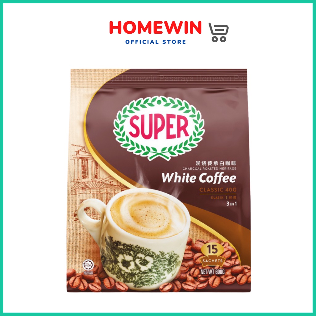 Super White Coffee 3in1 Classic (35g x 15 Sachets) | Shopee Malaysia