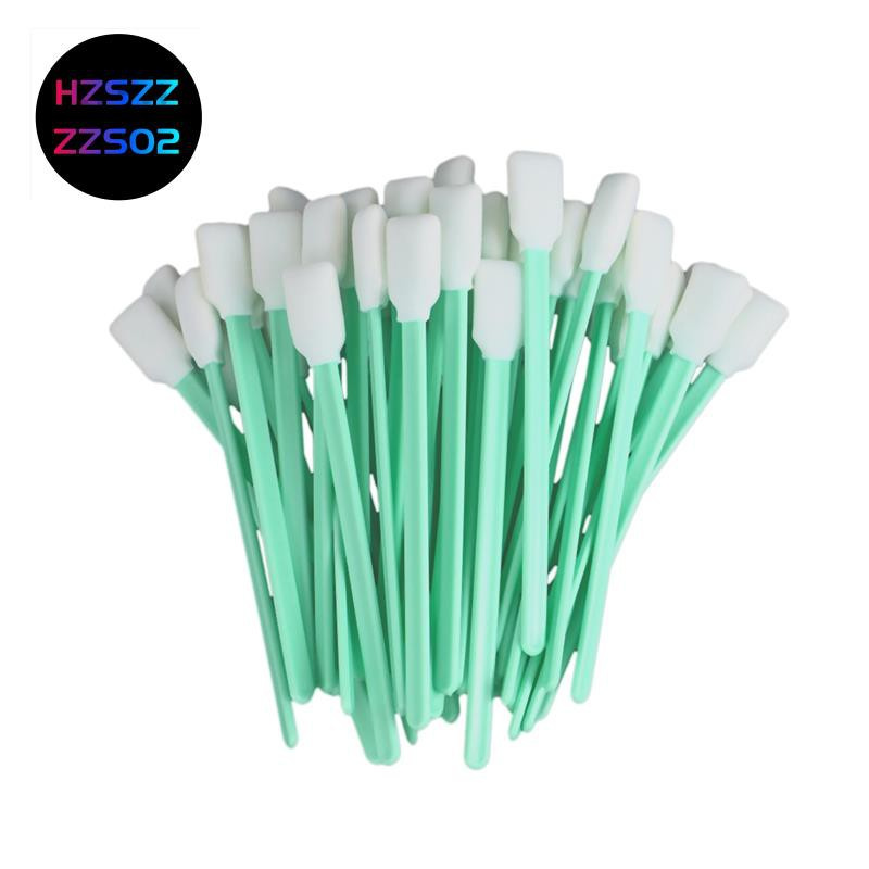 50Pcs Sponge Head Cleaning Cleaner Swab Camera Lenses Inkjet Printer ...
