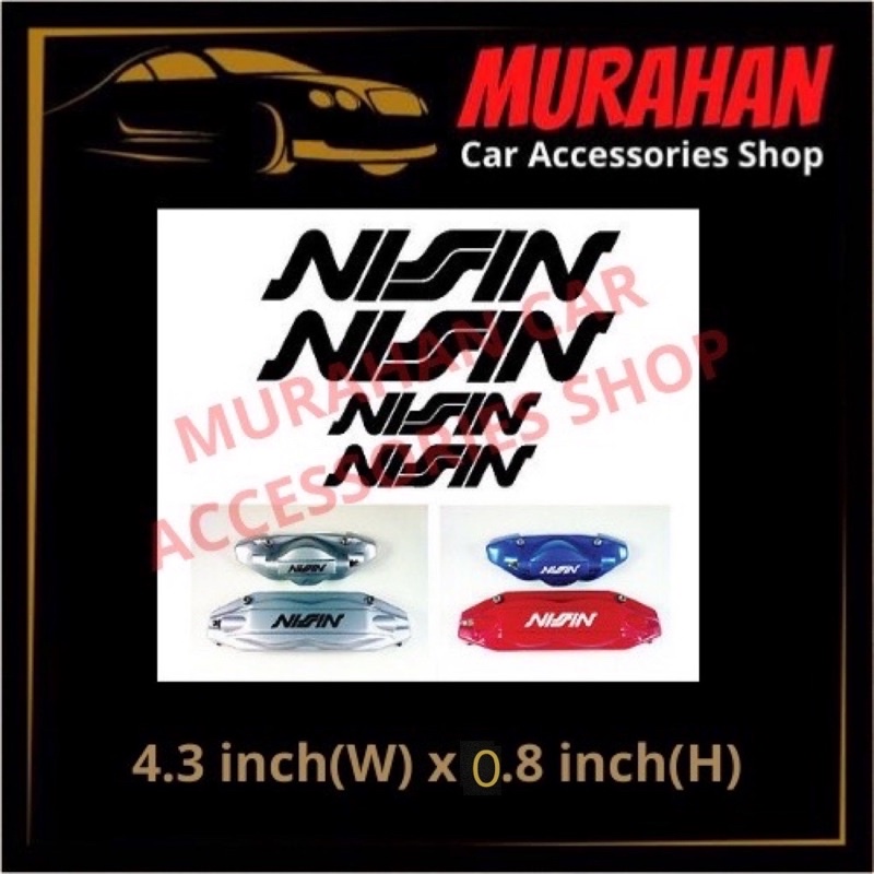[READYSTOCK] NIFIN 1SET 4PCS HIGH GRADE caliper STICKER NIFIN caliper ...