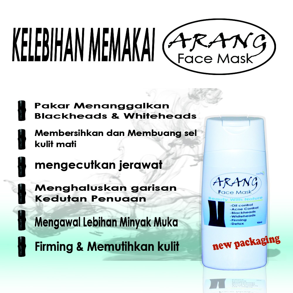 ARANG FACE MASK (new packaging) | Shopee Malaysia
